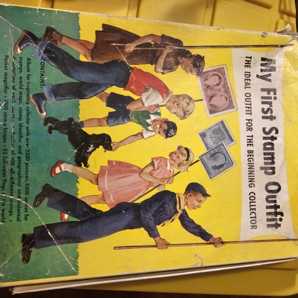 Art | 1935 Scott Modern Postage Stamp Album 196 Minkus My First Stamp ...